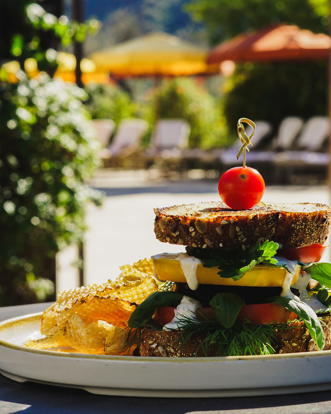 Greenhouse Tomato Sandwich | Castle Hot Springs